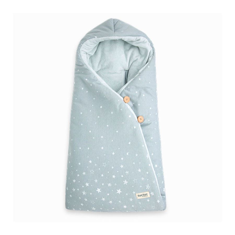 Saco Arrullo Capucha Weekend Constellation Gris